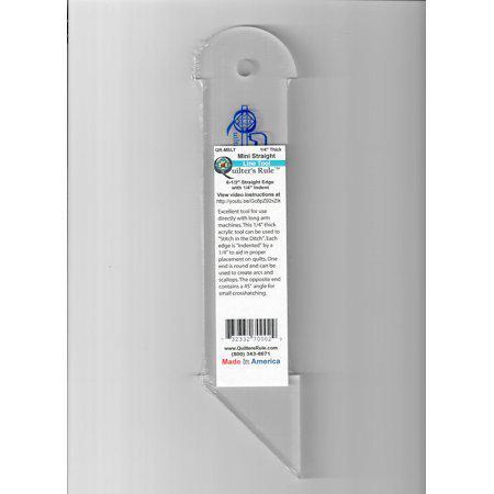 Mini Straight Line Tool by Quilter S Rule: LongArm 1/4-Inch Acrylic ...
