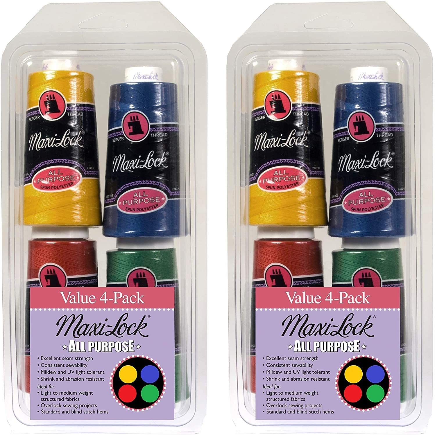 Maxi-Lock All Purpose thread multi-brights | Sew Happy Sales & Service
